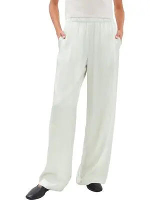 Sablyn Brynn High Rise Pull On Wide Leg Pants - Blizzard