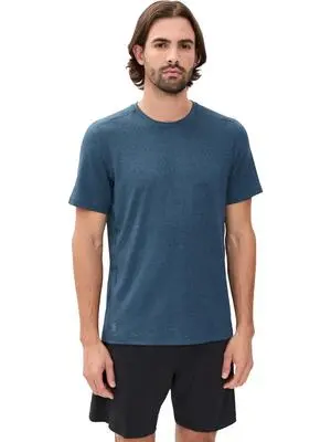 RHONE Invictus Training Tee V2 - Shadow Blue Heather