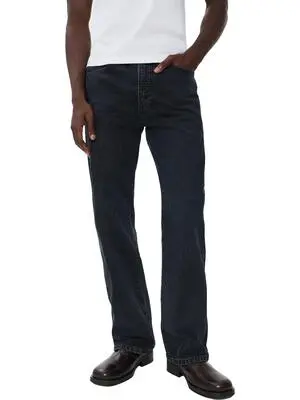 JEANERICA Vega Loose Straight Leg Jeans - Blue Black