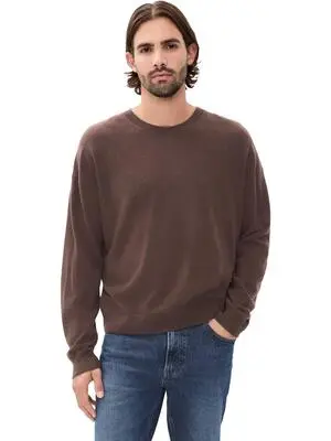 FRAME Lightweight Cashmere Sweater - Deep Brown