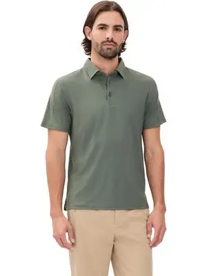 RHONE Regatta Pique Polo - Olive Shadow