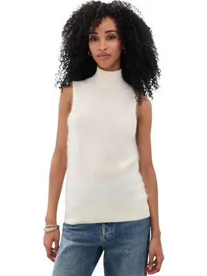 Ramy Brook Dora Cashmere Pullover - Ivory