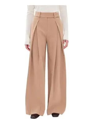 FAVORITE DAUGHTER Pleats For Days Pants - Camel