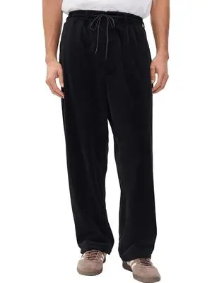 Y3 Tapered Velvet Corduroy Pants - Black