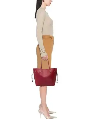 LOUIS VUITTON 2000-2026 Epi Neverfull Mm Tote Bag - Red