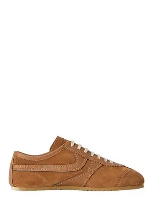 Dries Van Noten Suede Panel Sneakers - Brown