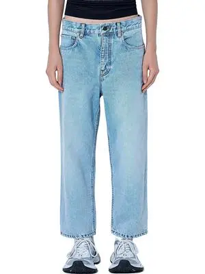 Balenciaga Straight-leg Denim Jeans - Blue
