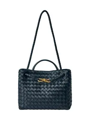 Bottega Veneta Medium Andiamo Handbag - Black