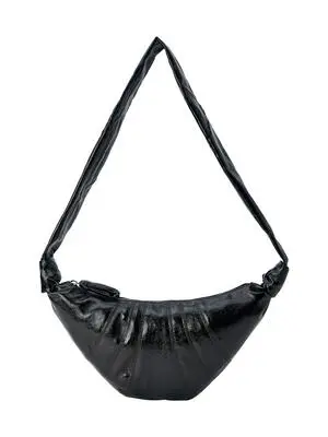LEMAIRE Medium Croissant Bag In Coated Cotton - Multicolor