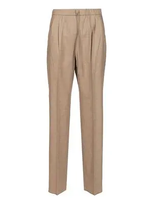 Max Mara Stretch Cashmere Trousers - Brown