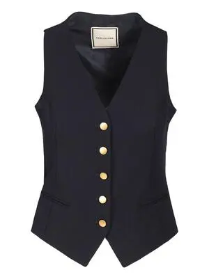 Tagliatore Gaelle Waistcoat - Black