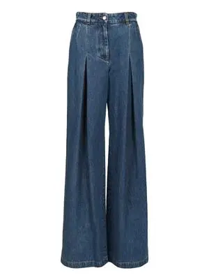 Dolce & Gabbana Pantalone Gamba Ampia - Blue
