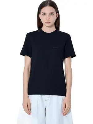 Jacquemus Gros Grain Short-sleeve T-shirt - Black
