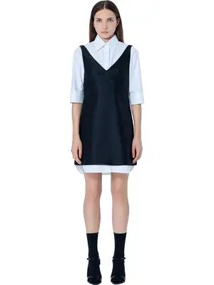 Balenciaga Hybrid Shirt Dress - Black