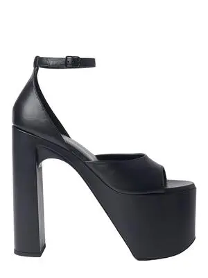 Balenciaga Camden Platform Heeled Sandals - Black