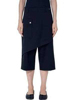 KIKO KOSTADINOV Linnet Wrap Culottes - Black