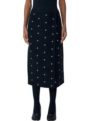 RIER Walker Wrap Skirt - Black