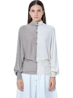 Jacquemus Le Losange Knit Polo - Cream