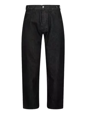 You Must Create Five-pocket Straight-leg Jeans - Black