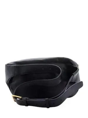 Saint Laurent Classic Monogram Leather Belt Bag Black