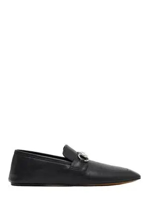 Gucci Horsebit Leather Loafers Black