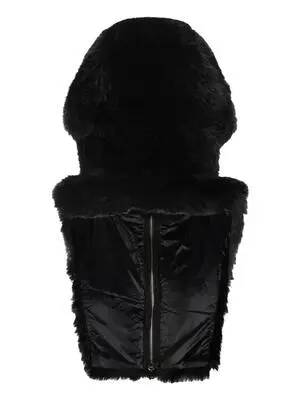 Herno Faux-fur Balaclava Hat - Black