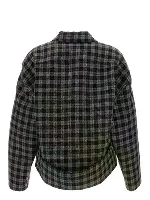 Marni Check-pattern Zip-up Jacket - Grey