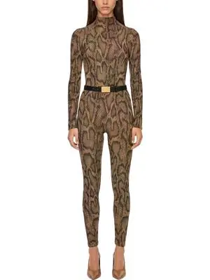 Wolford Snake-print Trousers - Brown