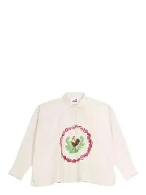 MII Greta Embroidered Cotton Shirt