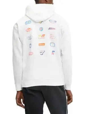 Under Armour Project Rock Printed Hoodie - White