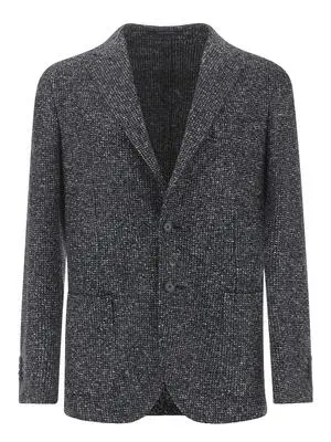 Paul & Shark Cotton And Wool Jersey Blazer - Blue