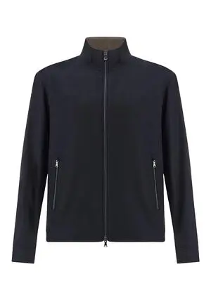 Paul & Shark Blouson In Lana - Blue