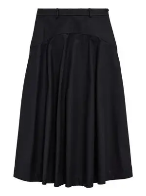 BALENCIAGA A-line Cotton Skirt