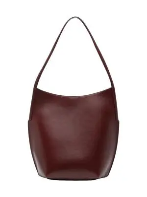 JIL SANDER Handbag Leather "kante - Brown