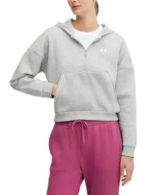 Under Armour Rival Half-zip Hoodie Grey
