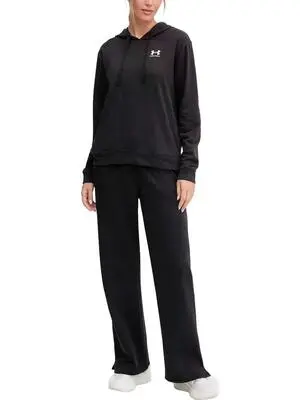Under Armour Rival Logo Hoodie - Black