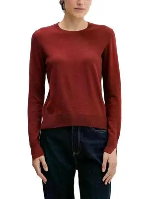 Sisley Crew-neck Sweater - Red