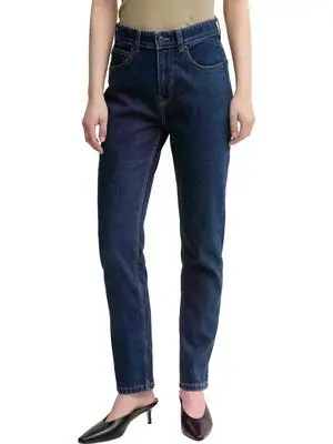 Sisley Logo-patch Jeans - Blue