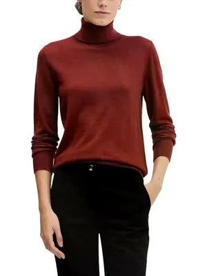 Sisley Roll Neck Knitwear Red