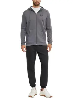 Under Armour Logo Zip Hoodie - Grey
