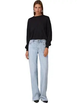 SAME Relaxed Cashmere Crewneck - Black