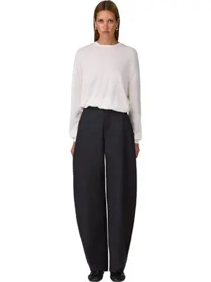 SAME Relaxed Cashmere Crewneck - Cream