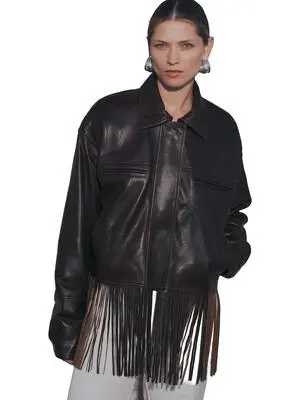SAME The Fringe Leather Jacket