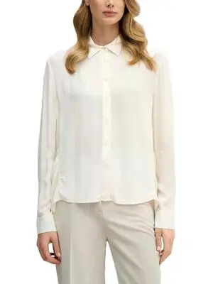 Sisley Ruched Shirt - Neutrals