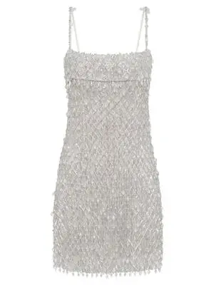 Rachel Gilbert Gardena Mini Dress - Silver