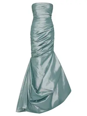 Rachel Gilbert Mishka Gown - Turquoise