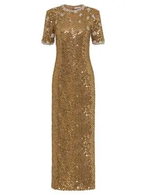Rachel Gilbert Kylo Gown - Gold