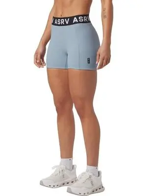 ASRV Lycra Ribbed Short - Light Sky