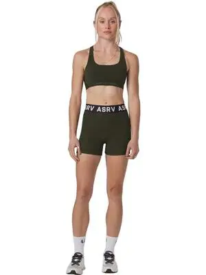 ASRV Lycra Ribbed Short - Olive