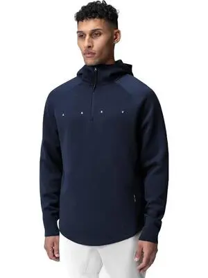 ASRV Dri-core Zip Hoodie - Navy